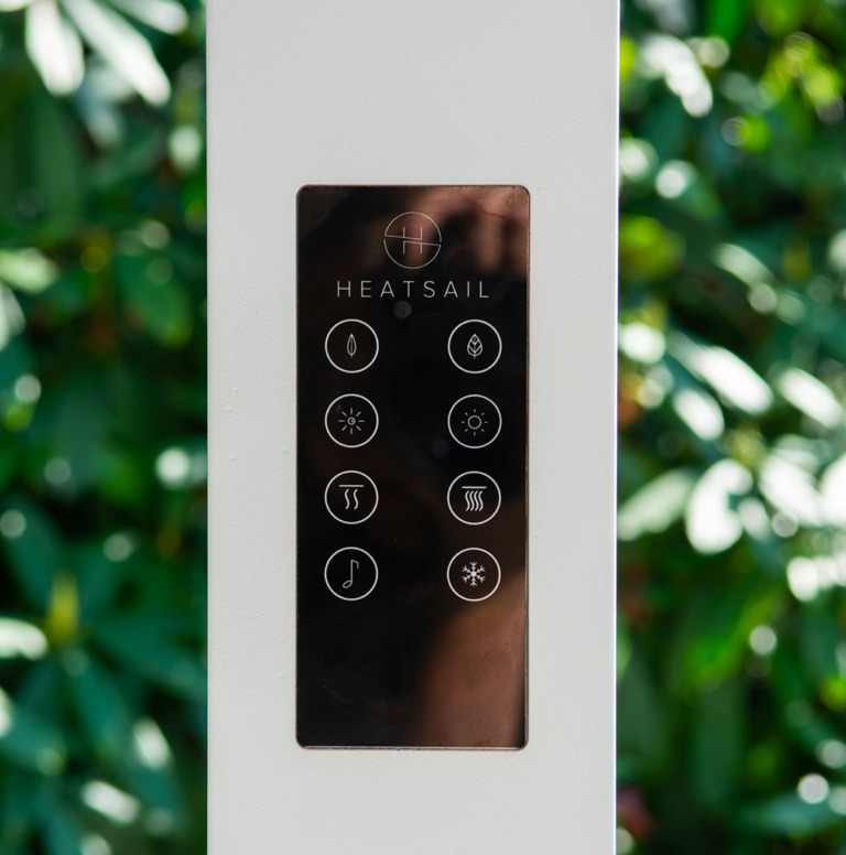 Parasol LEAF HEATSAIL avec un design unique - Noorden Design